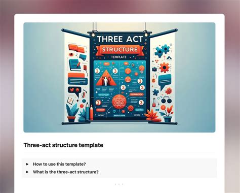 Three Act Structure Template Free Template Craft