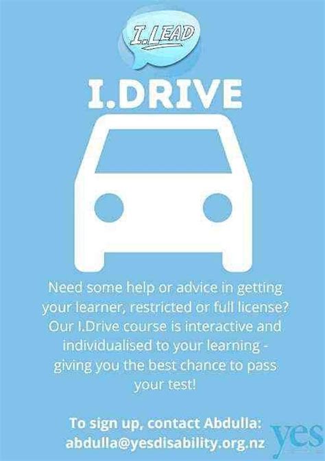 Idrive Learner Licensing Program November 2022 At Shore Junction