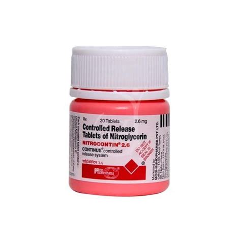 Nitrocontin 2 6 Exporter In India Jindal Medical Store