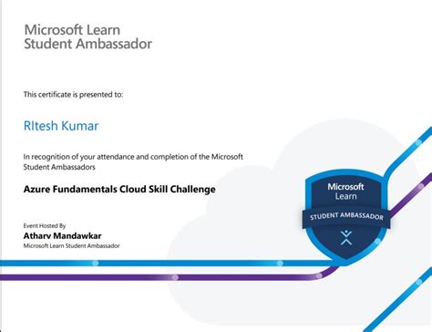 Ritesh K On Linkedin Microsoftlearn Studentambassador Learning