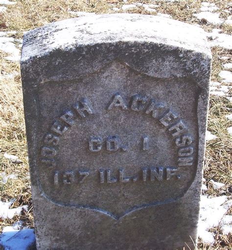 Joseph Ackerson Mémorial Find A Grave
