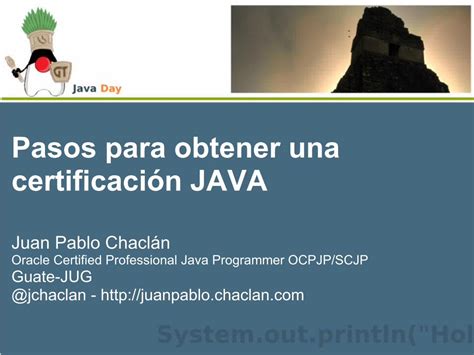 Pdf Pasos Para Obtener Una Certificación Java Guate Jug · Qué Certificaciones Existen