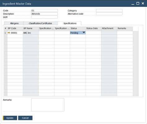 Ingredient Master Data Computec Learn Ingredient Master Data Computec Learn