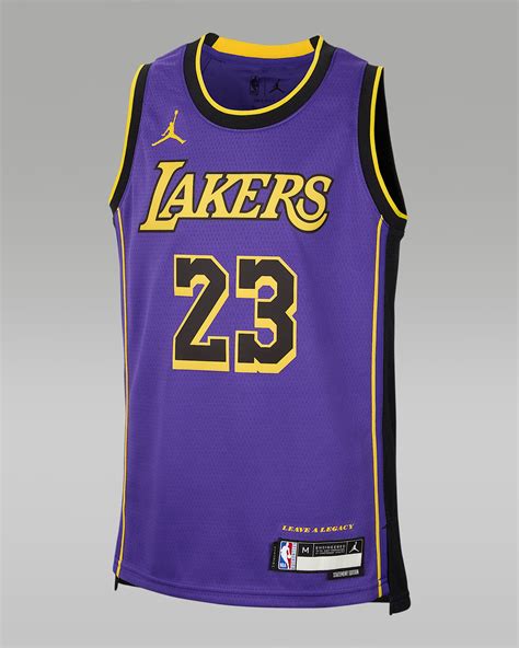 Maglia Lebron James Los Angeles Lakers Statement Edition Jordan Dri Fit
