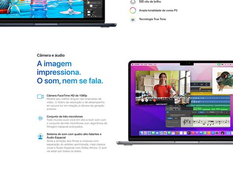 Apple Notebook Macbook Air De 13 Polegadas Chip M2 Da Apple Com Cpu De