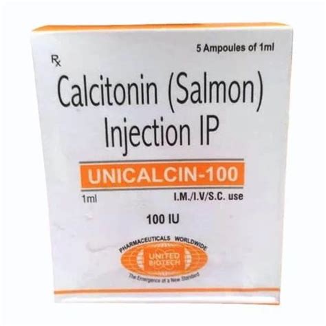Calcitonin Salmon Injection Ip 100 Iu At ₹ 270 Box In Bhagalpur Id 2851258491930