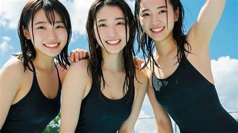 可愛い＜女子高生＞＜スクール水着＞ai画像｜写真素材