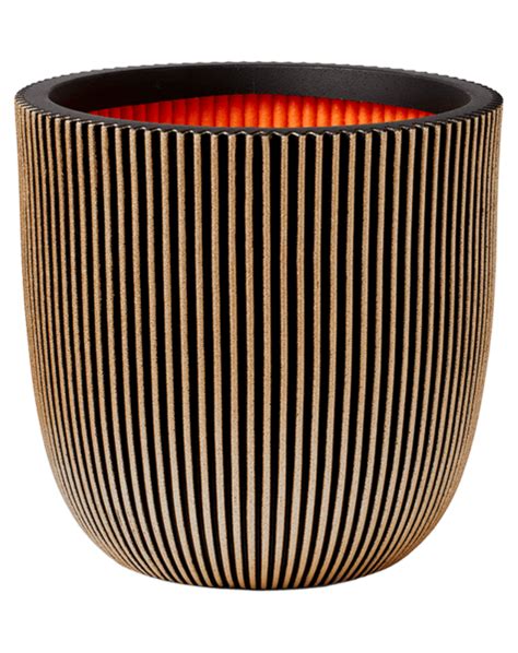 Capi Nature Groove Nl Vaas Cilinder Zwart Snelle Levering