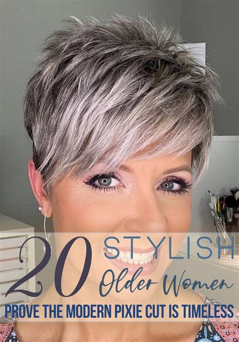 20 Stylish Older Women Prove The Modern Pixie Cut Is Timeless Short