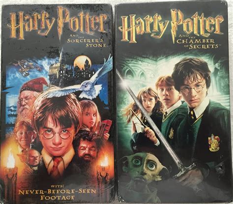 Harry Potter Vhs Bundle Harry Potter And The Sorcerers