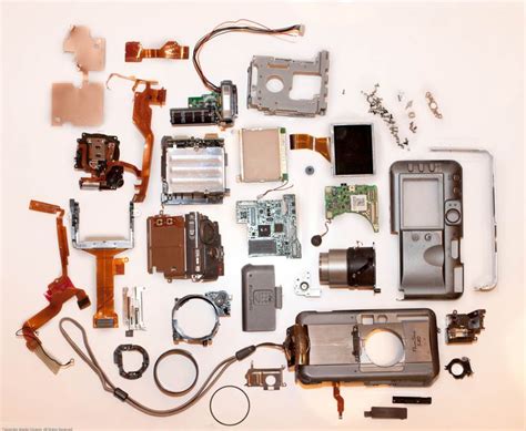 Disassembled Canon Powershot S40 Powershot Canon Powershot Old Camera