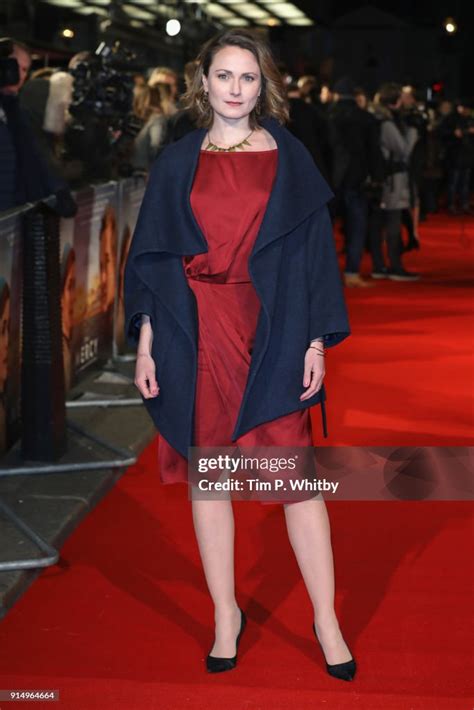 Actress Anna Madeley Attends The Mercy World Premiere At The Curzon
