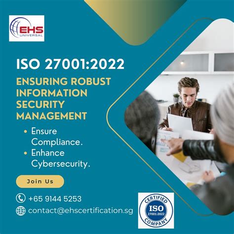 How Iso 270012022 Can Protect Your Data Ehs Universal Pte Ltd