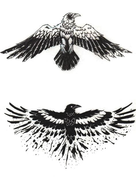Crow Tattoo Designs By Marcahix On Deviantart Crow Tattoo Crow
