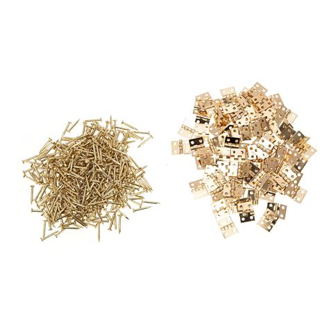 2 Points Mini Hinge 100 Pcs Micro Small Jewelry Boxes Vintage Hinges Gate Kit Pure Copper