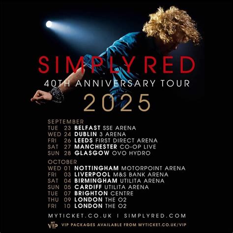 Simply Red Announce Special 40th Anniversary Celebrations With A 2025