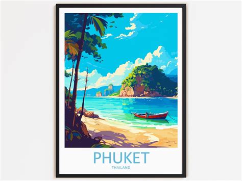 Phuket Travel Print Wall Decor Wall Art Phuket Wall Hanging Home Décor
