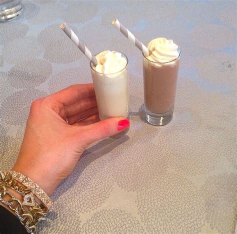 Mini Milkshakes Milkshake Glass Of Milk Sweet