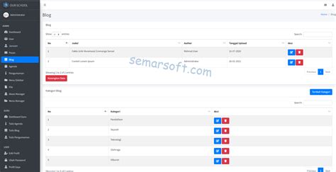 Download Sistem Informasi Web Profil Sekolah Codeigniter