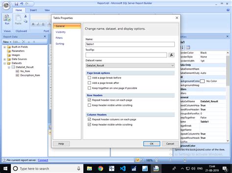 How To Repeat Header Row Of Tablix Table On Each Page In Report —