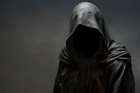 Black Cloaked Figure
