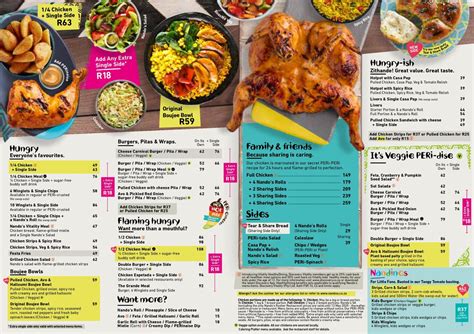 Nandos Menu Prices And Specials