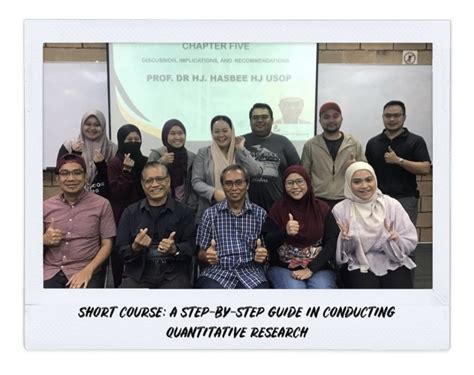 Short Course A Step By Step Guide In Conducting Quantitative Research