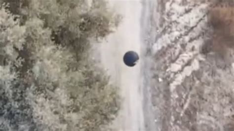 Ufo Orb Filmed By Drone Looking Down On It Huge Black Orb Youtube