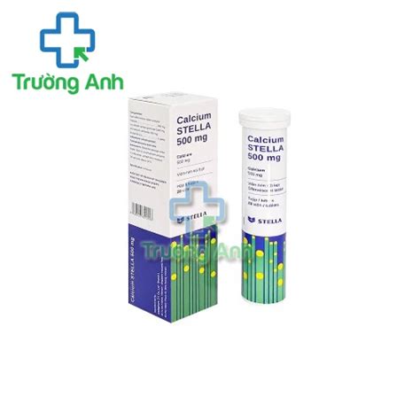 Calcium Stella 500mg Hỗ Trợ Bổ Sung Calci Hiệu Quả
