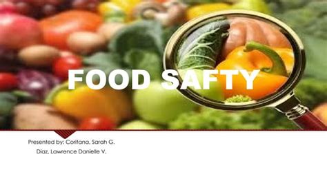 Food Safty Topic Presentation Assignpptx