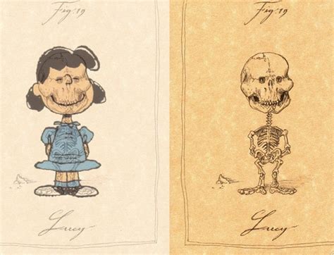 Lucy Skeleton Print 8x10 Etsy