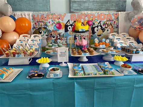 Pin By Victoria Keichline On Bluey Party 2nd Birthday Party Themes