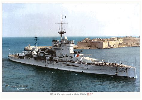 Hms Warspite Monochrome Specter