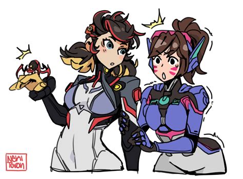 Nekitoron Dva Overwatch Peni Parker Marvel Marvel Rivals