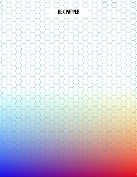 Printable Hex Paper Room