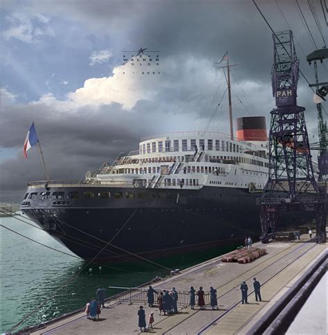 Ss Normandie First Class Ss Paris