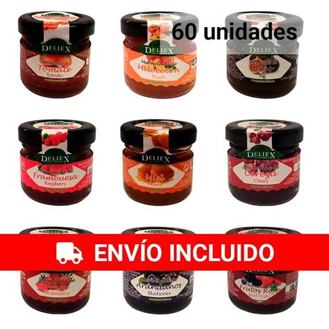 Pack Of 60 Varied Jams Of 30 Gr