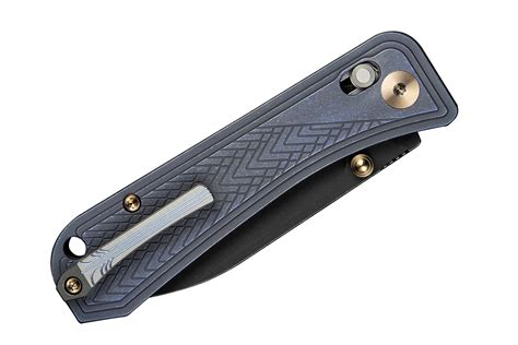 We Knife Bougie Banter We24009 1 Black Stonewashed Blue Titanium