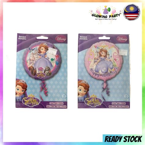 Sofia The First Happy Birthday 18 Foil Balloon Brand Anagram Original From Usa Shopee Malaysia
