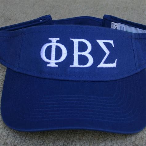 Zeta Phi Beta Visor Etsy