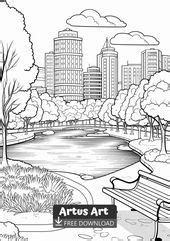 Dibujos De Lugares Para Colorear