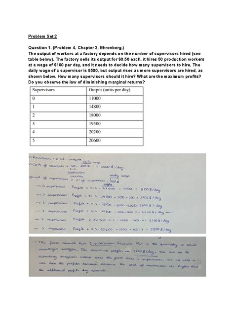 Problem Set 2 Solutions Problem Set 2 Question 1 Problem 4 Chapter