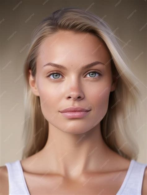 Premium Ai Image Natural Beauty Of Girls Face With No Makeup