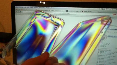 Birefringence Polarized Light