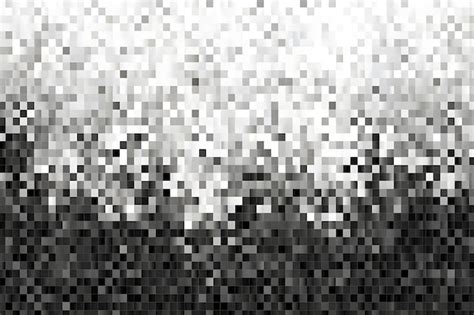 Premium Ai Image Black And White Random Pixels Pattern Shuffled Pixels Texture Background