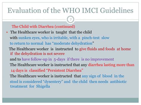 Ppt Evaluation Of The Who Imci Guidelines In Haiti Powerpoint Presentation Id 4328311