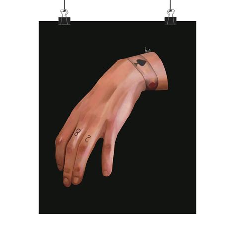 Louis Tomlinson 28 Tattoo Art Print Etsy
