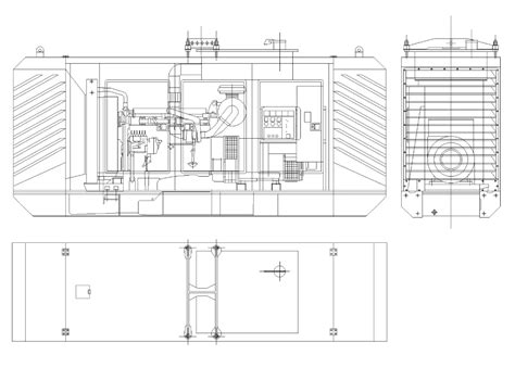 Generator 300 Kv Machine Autocad File Artofit