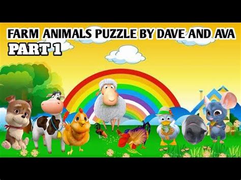 Farm Animals Puzzle By Dave And Ava Android Gameplay Part 1 Youtube