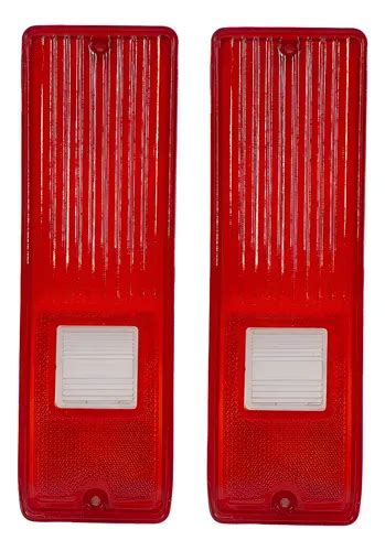 Micas Luces Calaveras Camioneta Chevrolet C10 C1500 1980 80 Rojo